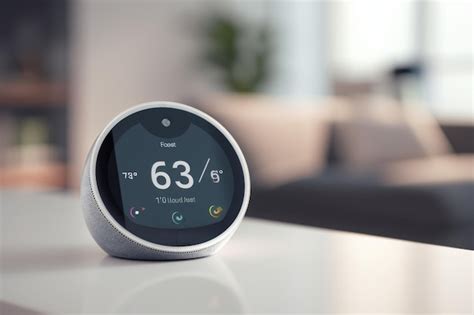 Premium AI Image Smart Thermostat With Customizable Settings And Timely Feedback Created With