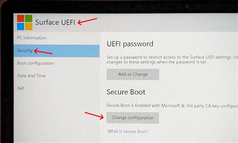 Boot Ubuntu USB Stick With Surface Laptop