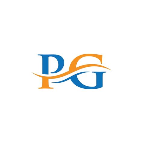 Premium Vector Swoosh Letter Pg Logo Design For Business And Company