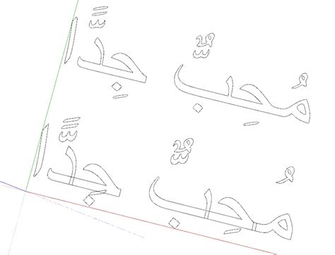 3d Text Does Not Handle Right To Left Text Correctly Sketchup Sketchup Community