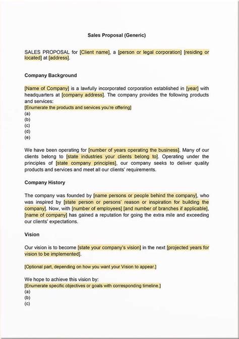 How To Write A Winning Sales Proposal [templates Examples] Yesware