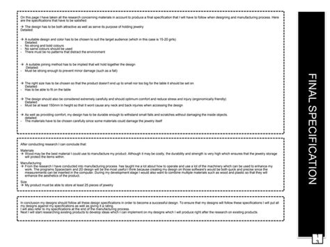 Final Igcse Dt Coursework Pptx Jewelry Making Arts And Crafts