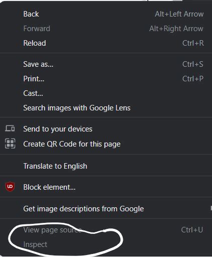 My Inspect Button Is Disabled On My School Account How Do I Enable It Rchrome