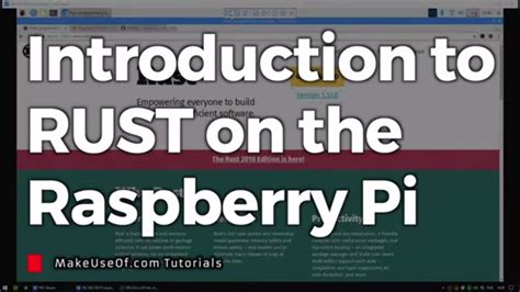 Introduction To Rust On The Raspberry Pi Youtube