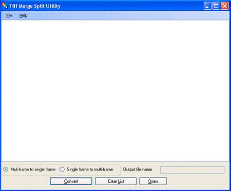 Tiff Merge And Split Utility Kerry D Wong