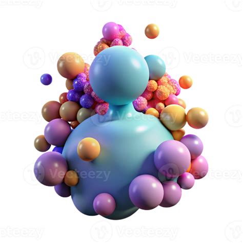 Dramatic Modern A Cloud Of Colorful Particles Forming A Human