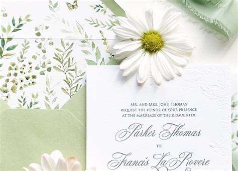 Letterpress Wedding Invitations