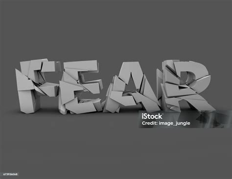 개념 재치 두려움 편지 3d 그림을 산 산 조각 3차원 형태에 대한 스톡 벡터 아트 및 기타 이미지 3차원 형태 개념 공포증 Istock