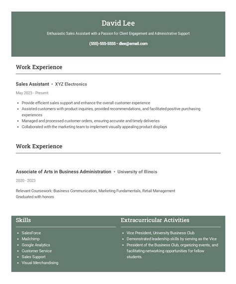 Good Objective Resume Examples