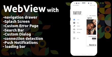 webview with navigation drawer code market