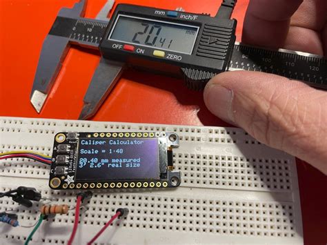 Prototype Tool An Arduino Driven Addon For Digital Calipers To Directly Output Scaled