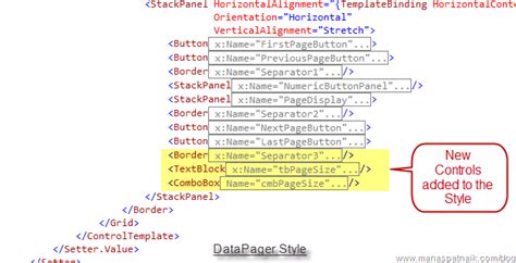 Customizing Datapager With Pagesize Dropdown In Silverlight