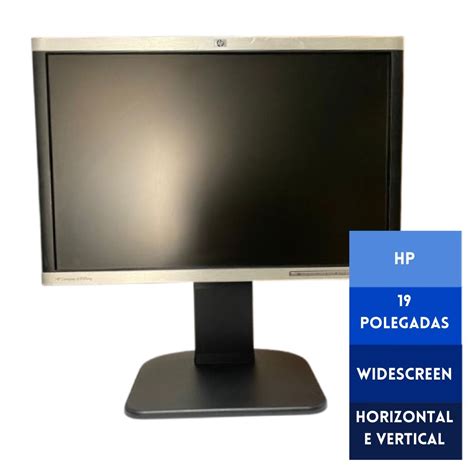 Monitor Hp 19 Polegadas Widescreen Horizontal E Vertical C Base