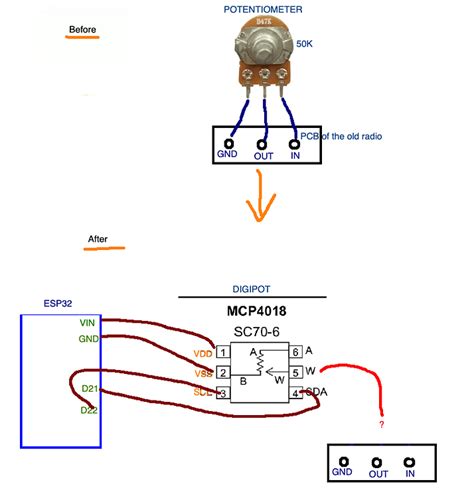 confused while replacing a potentiometer by a digipot general electronics arduino forum