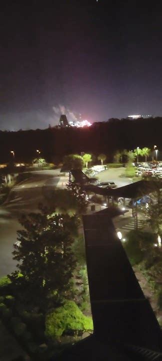 Epcot Fireworks View From My Gran Destino Tower Room At Disneys