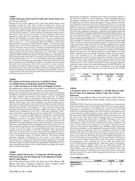 Pdf Wireless Capsule Enteroscopy A Comparison With Enterography Push Enteroscopy And Ileo