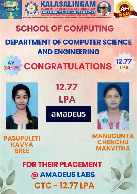 Cse Kare On Linkedin Dear All Happy To Share That Two Of Our Btech