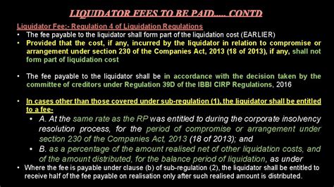 Liquidation Process For Corporate Debtor Under Ibc Amendments