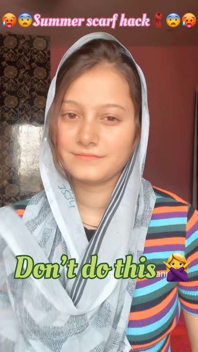 Summer Hack With Scarf🧣youtubeshorts Trendingshorts Shortsfeed Amazinghacks Ytshorts Hack