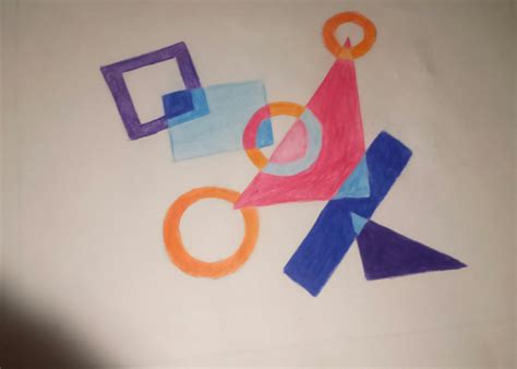 2d Composition Of Geometric Shapes