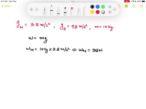 Solved Weight Refers To The Force Of Gravity Acting On A Mass We