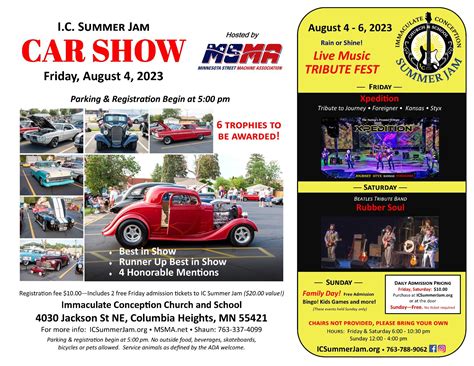 2023 Car Show Events Calendar Minnesota Street Machine Association