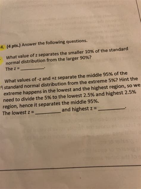 Solved 4 4 Pts Answer The Following Questions What Chegg Com