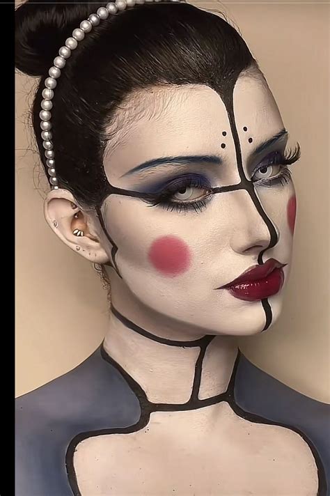 Ballora Anime Cosplay Makeup Fnaf Cosplay Creepy Halloween Makeup