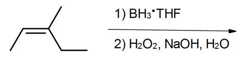 Solved Given The Following Hydroboration Oxidation Reaction