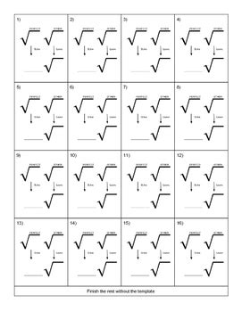 Simplifying Radicals Notes By Taominator TPT