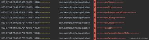 知识点（1）——android中activity的生命周期，以及两个activity之间跳转所经历的生命周期 两个activity跳转生命周期