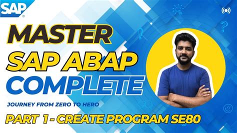Master Sap Abap Part 1create Program Variable Type And Single Work Area