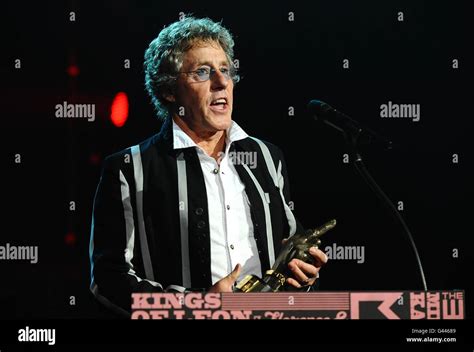 Roger Daltrey Presents The God Like Genius Award On Stage During The