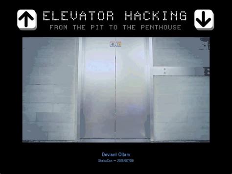 Exploiting Elevator Security Weaknesses By Deviant Ollam Pdf
