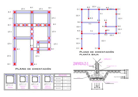 Plano De Cimentacion Pdf