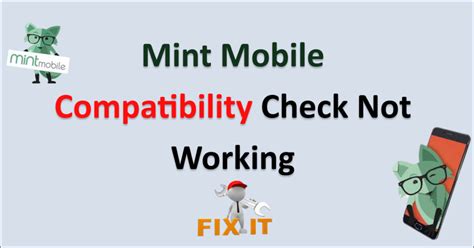How To Fix Mint Mobile Compatibility Check Not Working NetworkBuildz