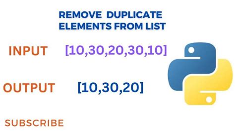 Python Interview Question How To Remove Duplicate Elements From A List In Python Python