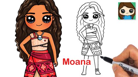 How To Draw Moana Disney Moana 2 Youtube