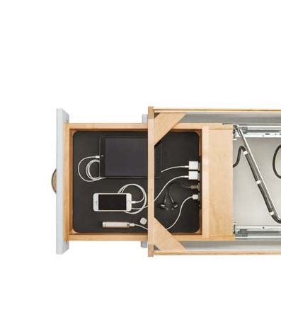 Rev A Shelf Charging Drawer For Smartphones USB Gadgets