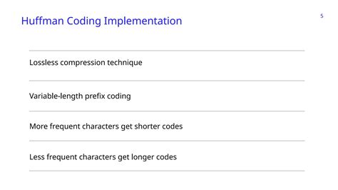 Huffman Algorithm For File Compressionpptx