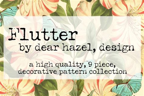 Flutter Graphic By Dear Hazel Design Creative Fabrica
