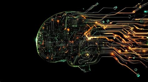 Conceptual Illustration Of Ai And Machine Learning In Iot Stock Illustration Illustration Of