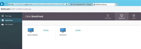 Adding Storefront Applications And Desktops To Clientless Access On Netscaler Unified Gateway