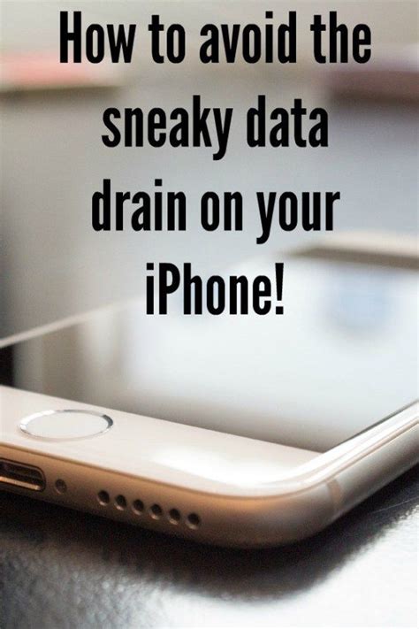 How To Avoid The Sneaky Data Drain On Your Iphone The Diary Of A