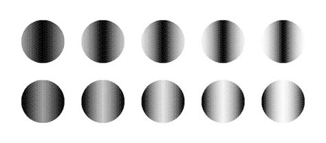 Premium Vector Circles With Miscellaneous Density Of Bitmap Dither Gradient Isolate On White