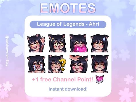 Made Emotes For Ahri R Ahrimains