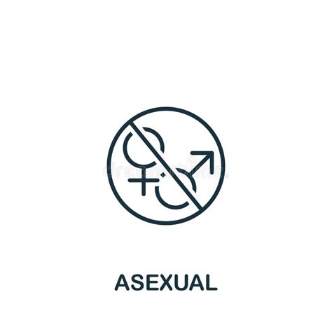 Asexual Icon Monochrome Simple Lgbt Icon For Templates Web Design And