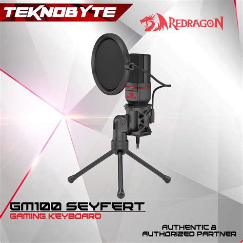 Redragon SEYFERT GM100 Gaming Stream Microphone | Lazada PH
