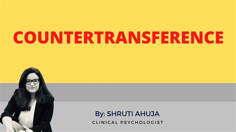 What Is Countertransference Youtube