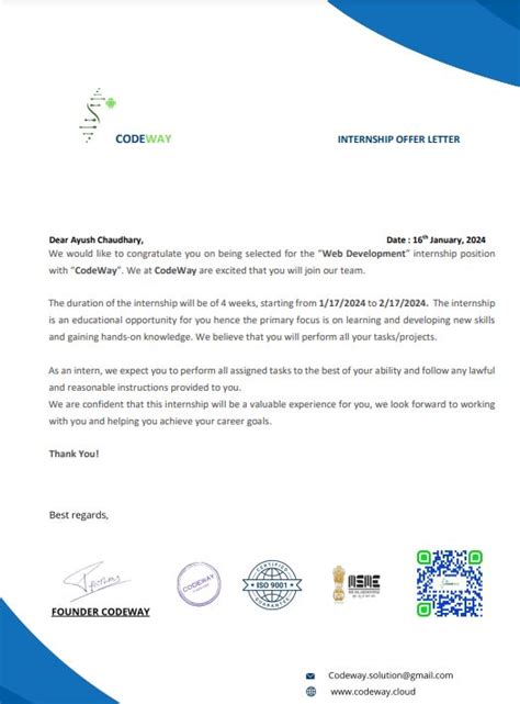 Ayush Chaudhary On Linkedin Codeway Internship Codelife Codewayintern Webdevelopment